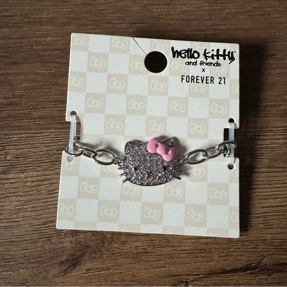 Forever 21 | Jewelry | Hello Kitty Forever 2sanrionwt Chunky Silver ...